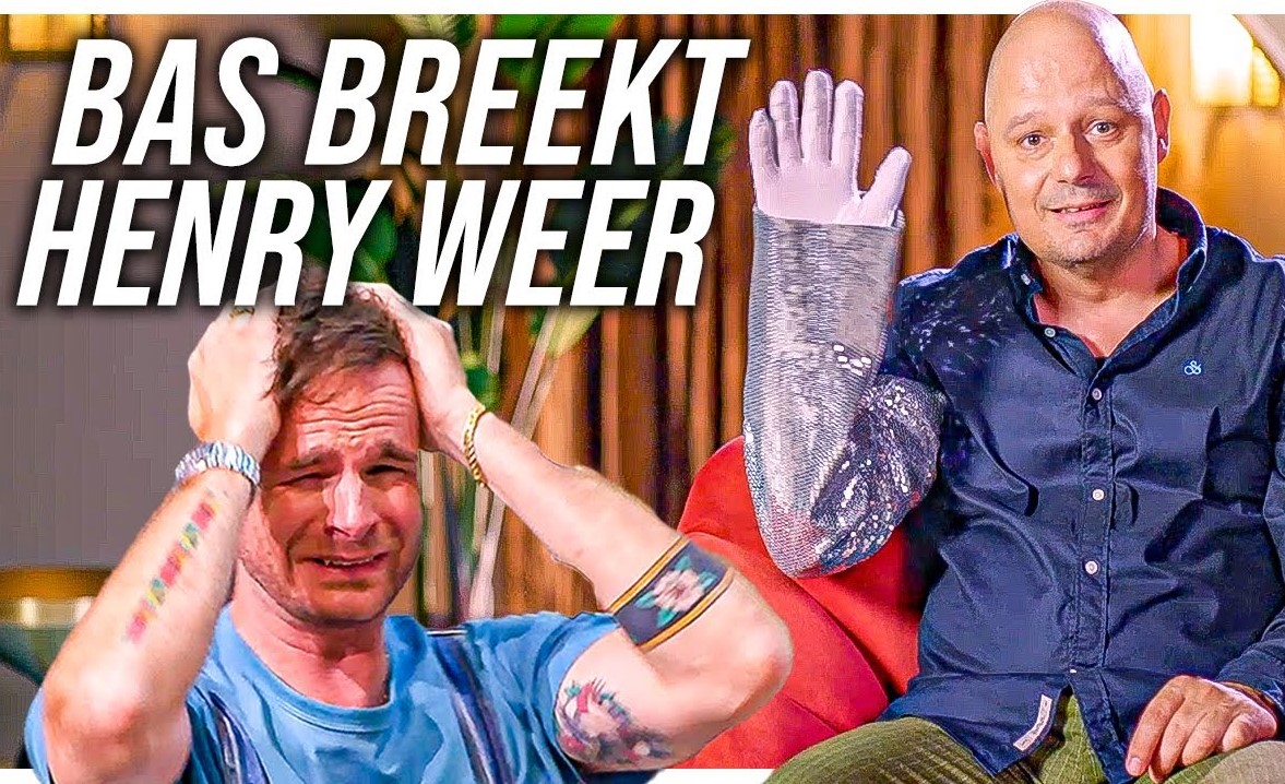 Bas Hoeflaak met zijn héle lange arm uit LOL: Last One Laughing ...