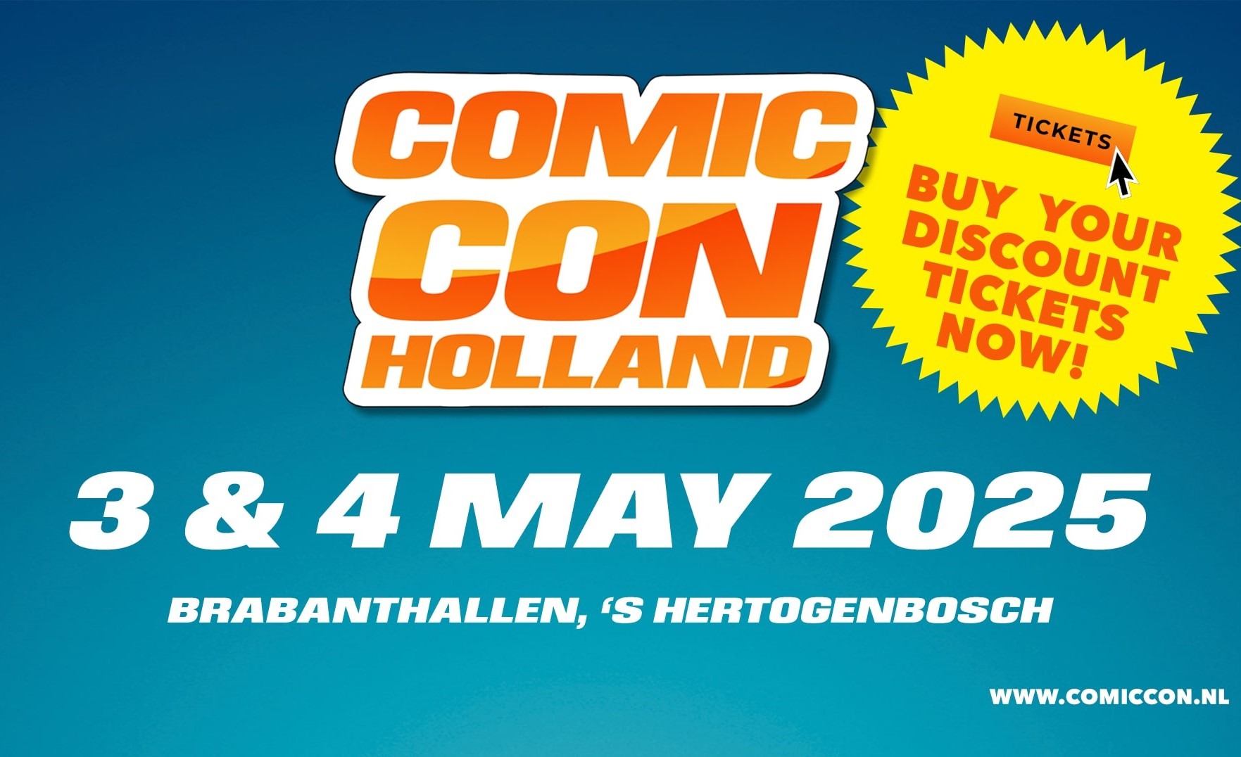 Comic Con Holland in 2025 terug op 3 en 4 mei met Peter Weller ...